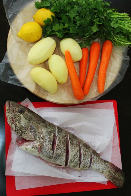 roast hamour fish | marmite et ponpon