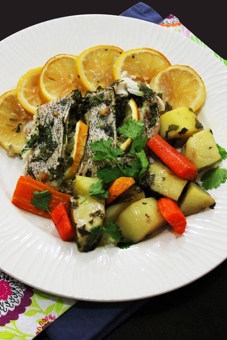 roast hamour fish | marmite et ponpon