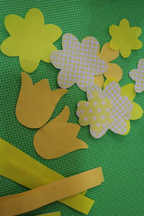 kids spring/Easter crafts, yellow flowers (DIY- step by step) | marmite ...