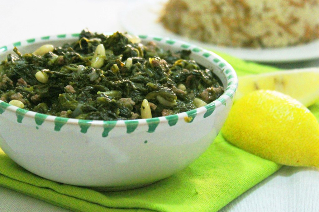 popeye was pretty smart after all! healthy spinach with rice (sbenigh w ...