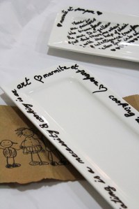 Customize your plates with baked sharpie – DIY | marmite et ponpon