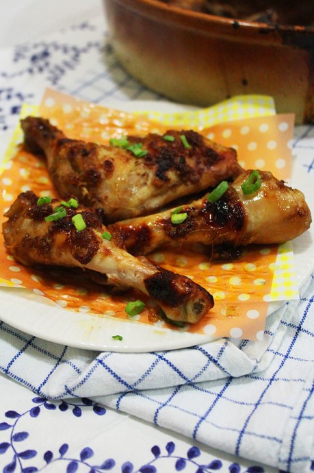 honey ginger glazed chicken | marmite et ponpon