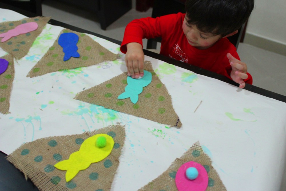 Easter bunny burlap bunting – Crafts for little hands | marmite et ponpon