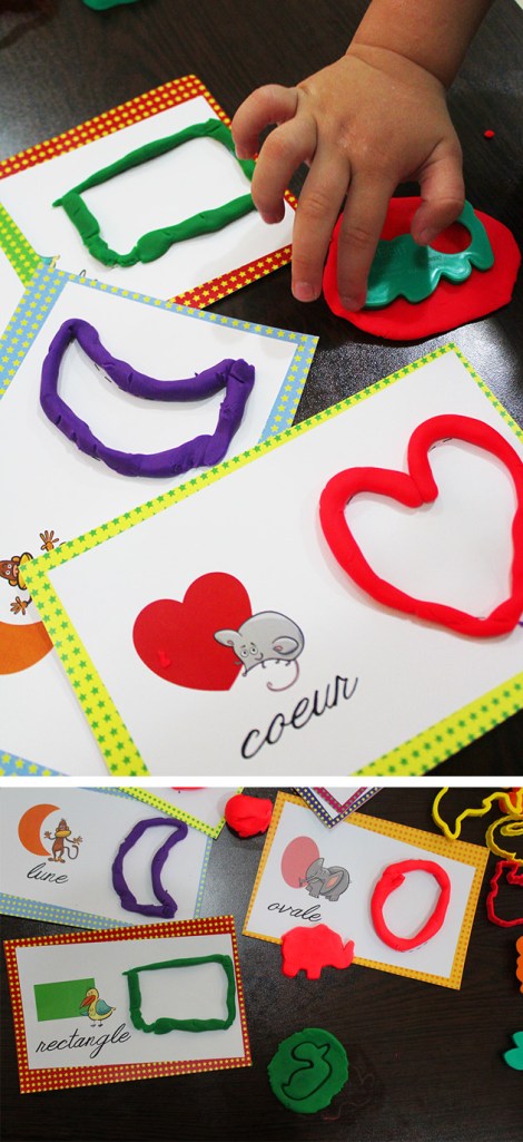 3 fun games to teach your toddler the geometric shapes and colors (free ...