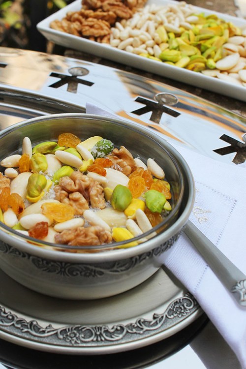 Meghleh (floured rice pudding) | marmite et ponpon