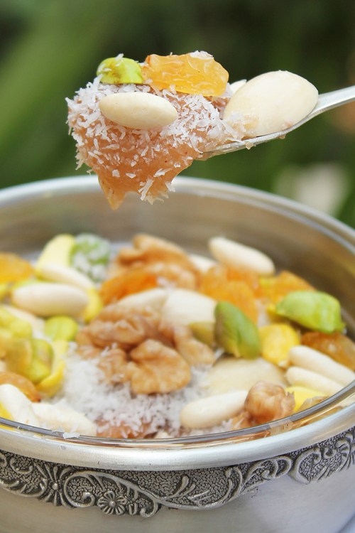 Meghleh (floured rice pudding) | marmite et ponpon