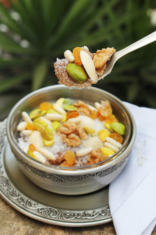 Meghleh (floured rice pudding) | marmite et ponpon