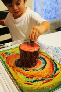 Volcanic eruptions and rainbow lava experiment – My Little Scientist ...