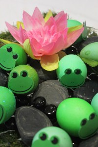 Frogs Easter eggs – DIY | marmite et ponpon