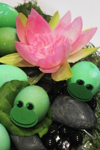 Frogs Easter eggs – DIY | marmite et ponpon