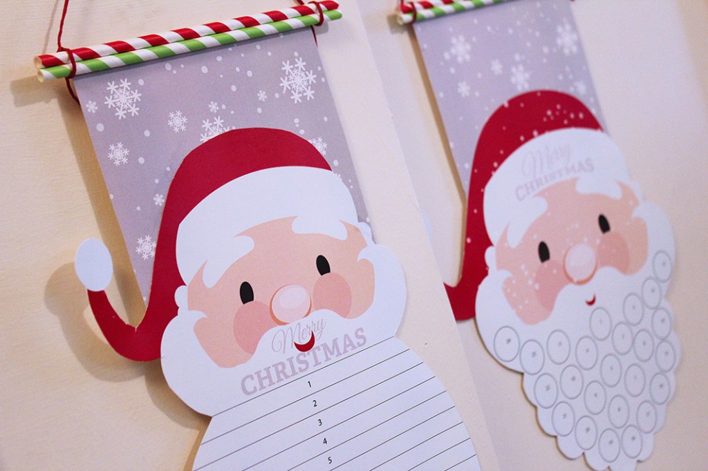 Advent calendar – Santa claus beard | marmite et ponpon