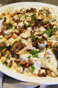 Fatteh batenjen – chickpeas, aubergine, yogurt and pita | marmite et ponpon
